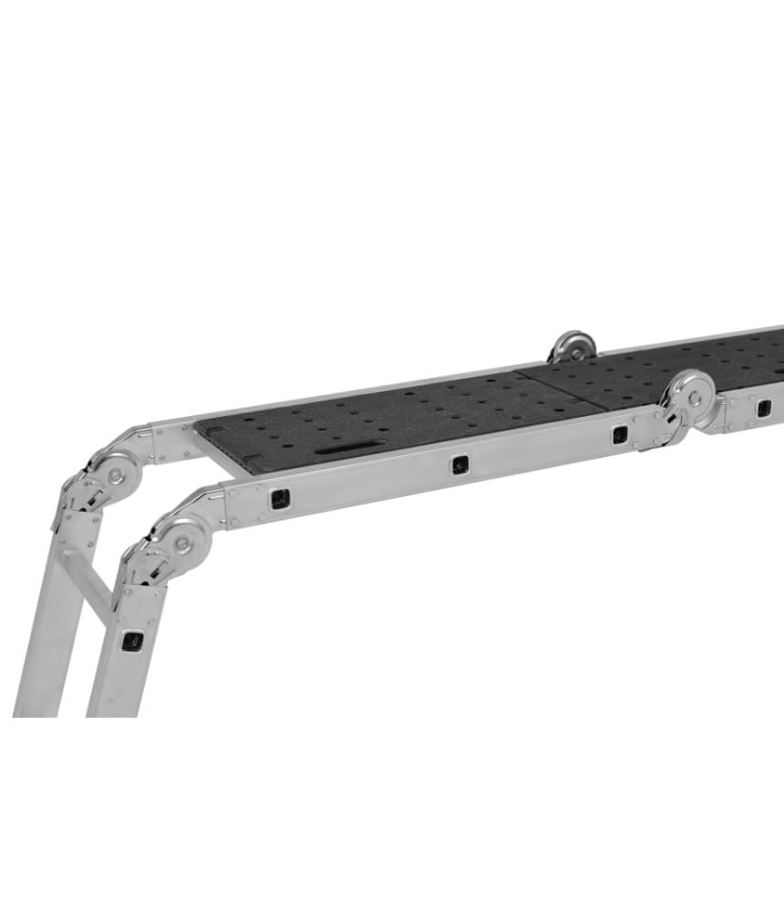 Hymer Multipurpose Folding Ladder With Platform - laddersandmore.co.uk