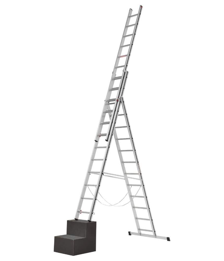 Hymer Black Line Combination Ladder - laddersandmore.co.uk