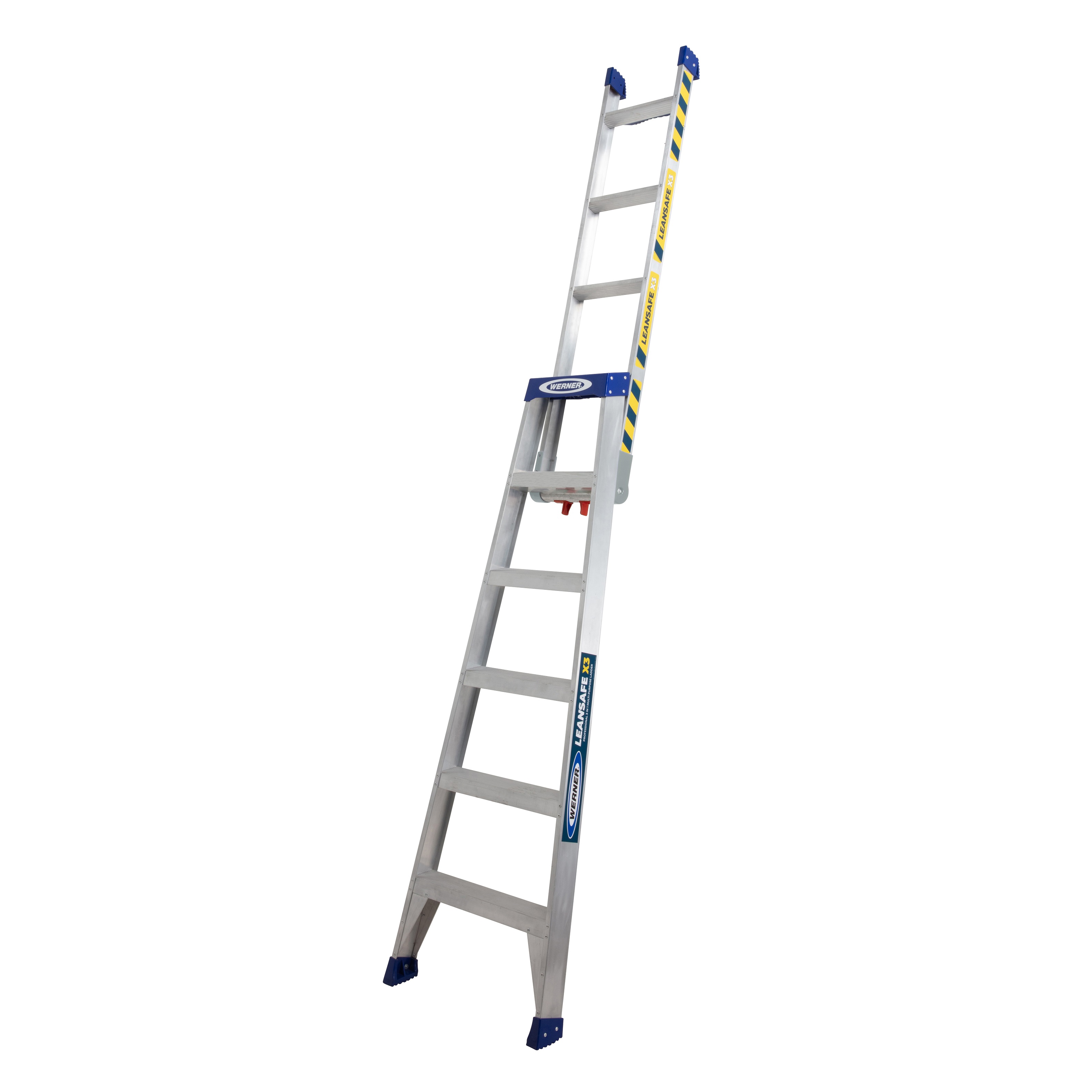 Werner Leansafe X3 Multi Purpose Ladder - laddersandmore.co.uk