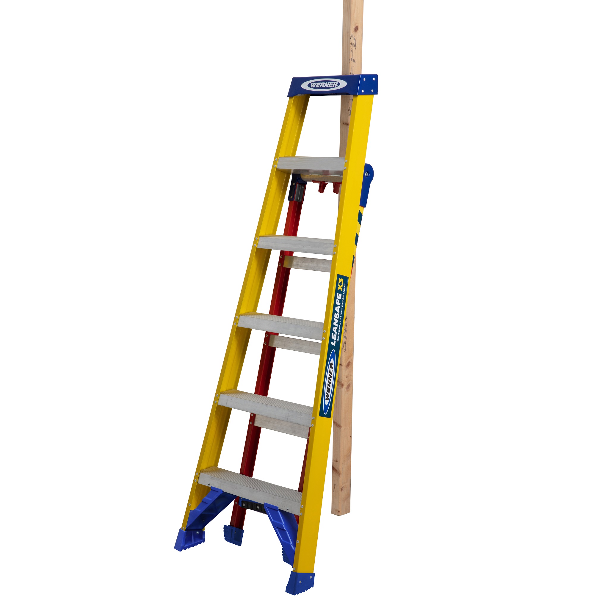 Werner Leansafe X3 GRP Fibre Glass Multi-Purpose Ladder ...