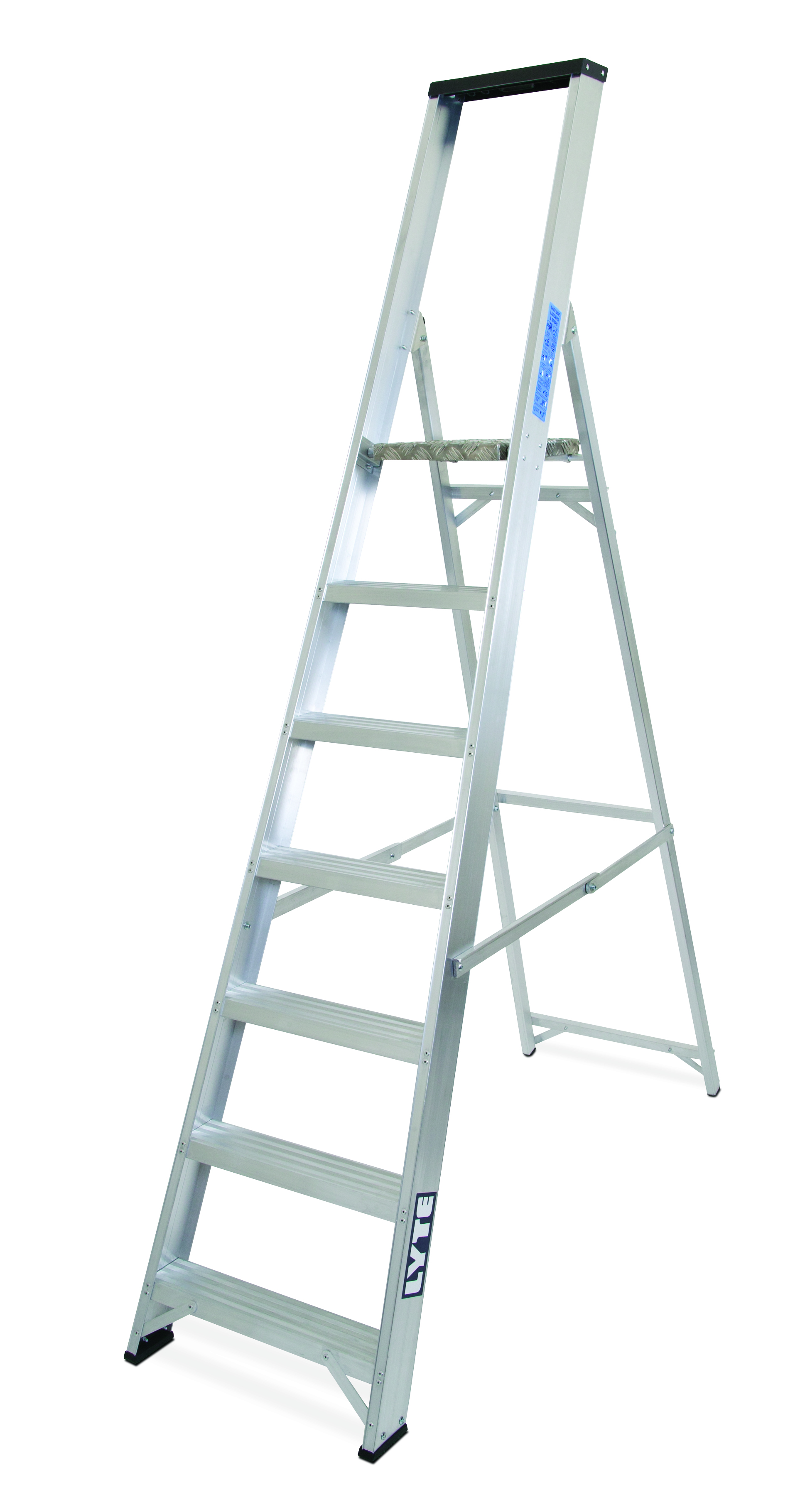 Lyte Platform Stepladder With Tooltray - laddersandmore.co.uk