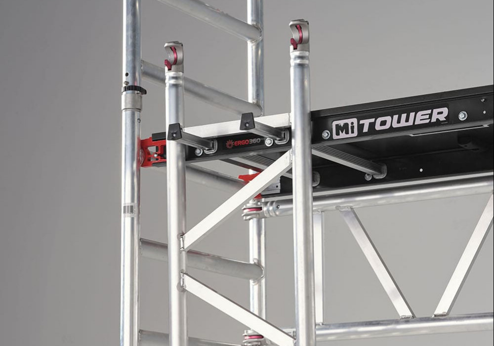 Mi Tower Scaffold Access Tower - laddersandmore.co.uk