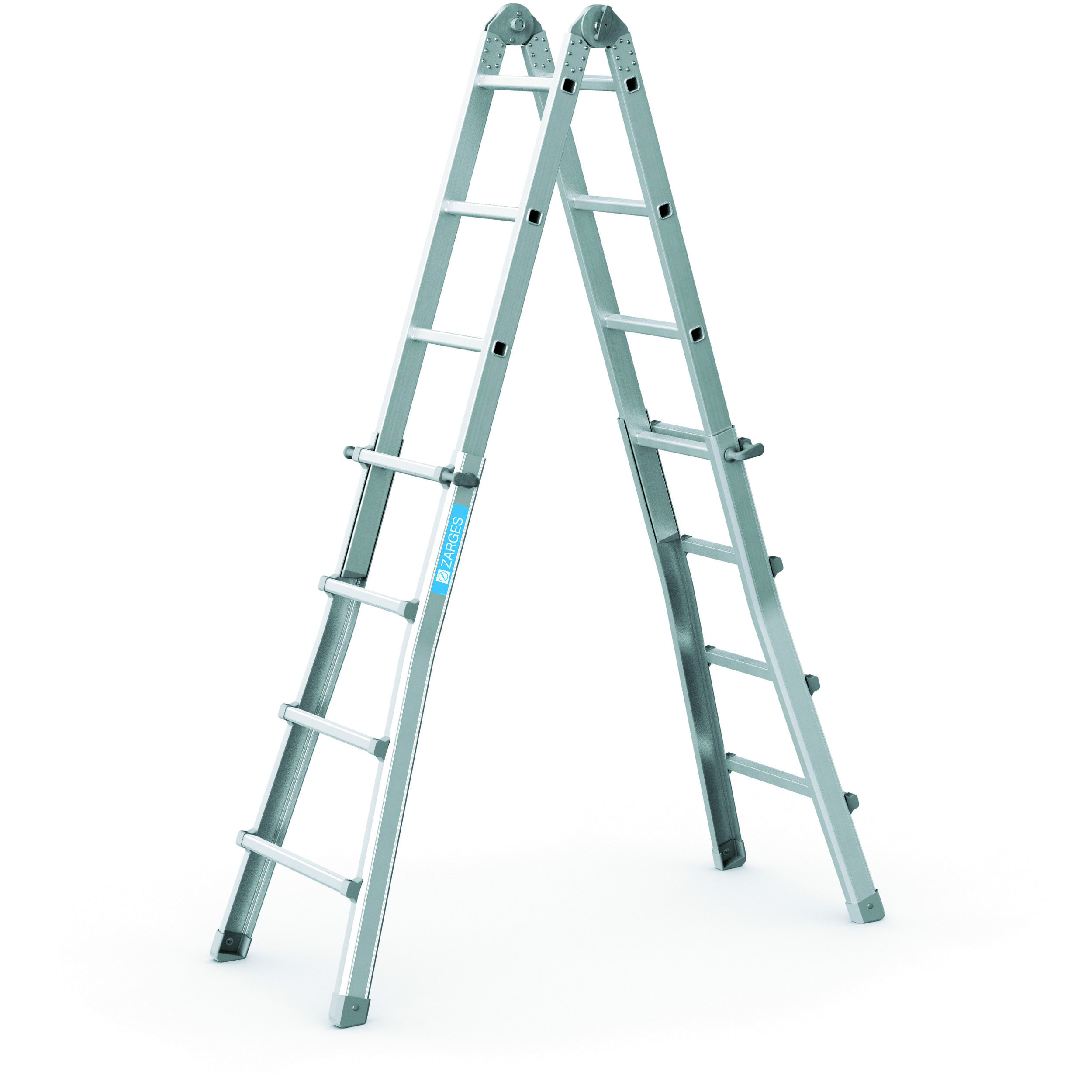 Zarges Waku Industrial Telescopic Combi Ladder - laddersandmore.co.uk